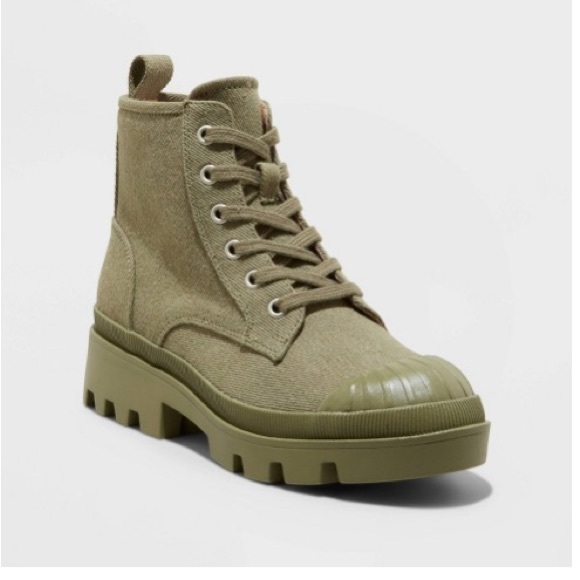 Universal Thread | Shoes | Universal Thread Teagan Combat Boots Olive ...